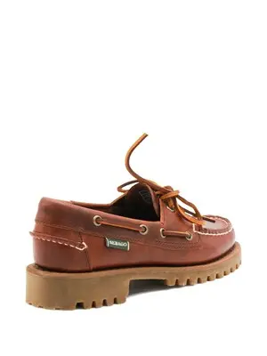 SEBAGO Waxy Leather Ranger Loafers - Brown