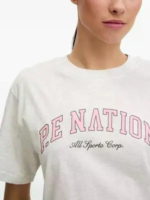 P.E Nation Heritage Logo-detail T-shirt