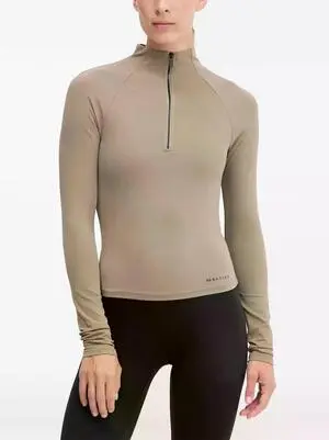 P.E Nation Routine Half-zip Mock-neck T-shirt