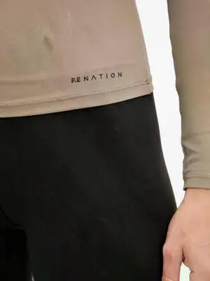 P.E Nation Routine Half-zip Mock-neck T-shirt