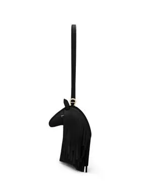 AIGNER Ciondollini Pendant Sleeping Horse Bag Charm - Black