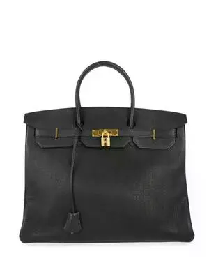 Hermès 2003 Togo Birkin 40 Tote Bag - Black