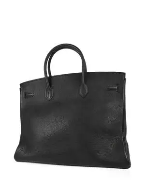 Hermès 2003 Togo Birkin 40 Tote Bag - Black