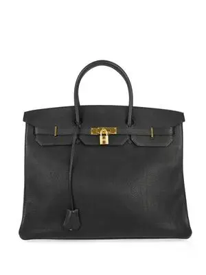 Hermès 2003 Togo Birkin 40 Tote Bag - Black