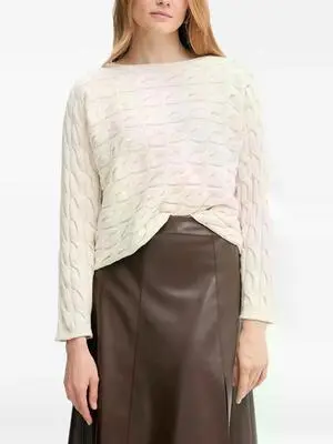 OUI Sirah Knitted Jumper - Neutrals