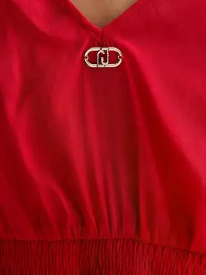 Liu Jo Bow-detail Peplum Blouse