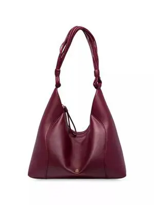 AIGNER Large Giara Leather Shoulder Bag