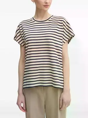 MARC AUREL Horizontal-stripe T-shirt