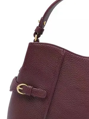 AIGNER Medium Cavallo Buckle-detail Leather Tote Bag - Red