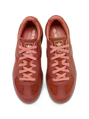 Adidas Bw Army Panelled Leather Sneakers - Brown