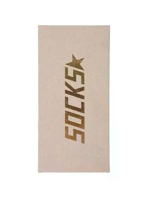GOLDEN GOOSE Logo-print Striped Socks