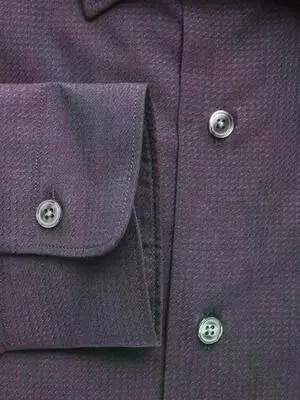 ROBERT FRIEDMAN Textured-weave Slim-fit Shirt