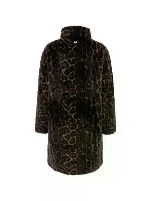 Apparis Blair Leopard-print Faux-fur Coat