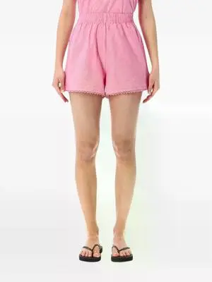 American Vintage Feoly Lace-trim Shorts - Pink