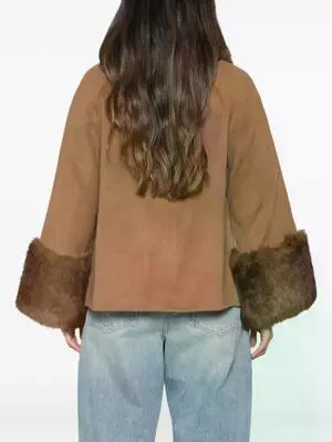 Apparis Judie Faux-fur Trim Wool Jacket