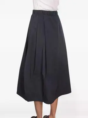 GRAN SASSO Drawstring Pleated Skirt