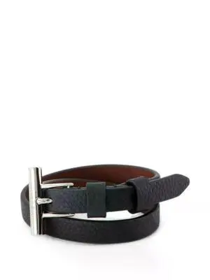 Alexander McQueen Buckle-fastening Wrap Bracelet - Black
