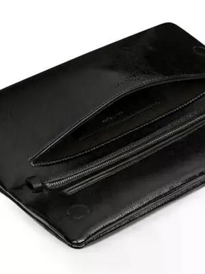 COURREGES Small Cuff Naplack Leather Shoulder Bag