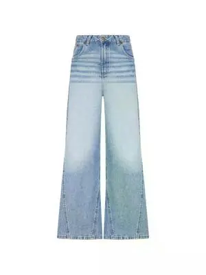 LOIS Faded Slit-detail Jeans