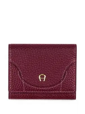 AIGNER Hazel Logo-plaque Wallet - Red