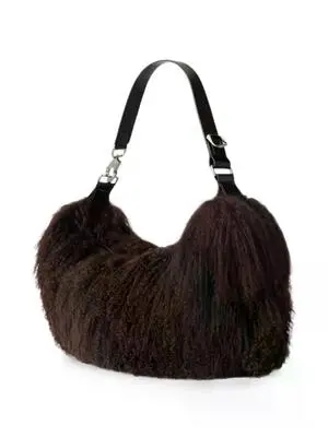 LEMAIRE Quiver Clip Bag In Mongolian Lambskin