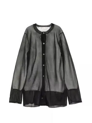 Comme Des Garçons Sheer Layered Cardigan