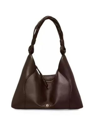 AIGNER Medium Giara Shoulder Bag - Brown