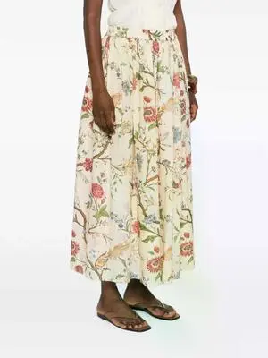 INTO THE EAST Floral-print Maxi Skirt