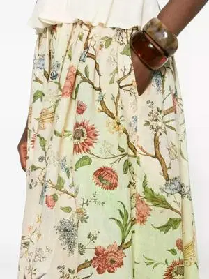 INTO THE EAST Floral-print Maxi Skirt