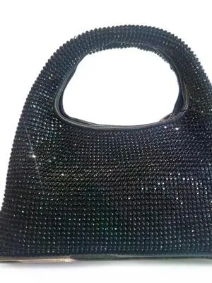 Marc Jacobs The Sack Bag Rhinestone-embellished Shoulder Bag