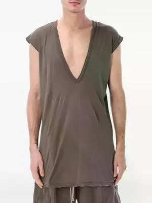 Rick Owens Dylan V-neck T-shirt - Grey