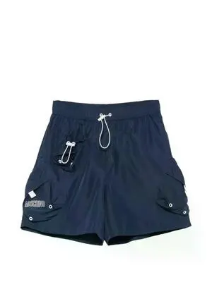 Moschino Cargo-pocket Swim Shorts - Blue