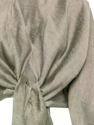 CORTANA Aria Tie-fastening Jacket - Neutrals