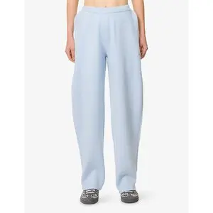 THE COUTURE CLUB Compact Barrel-leg Knitted Jogging Bottoms
