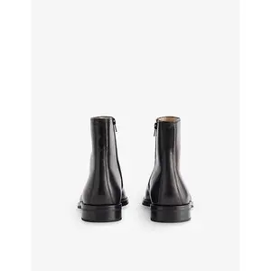 LEMAIRE Zipped Leather Ankle Boots