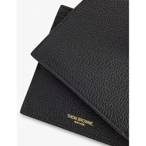 Thom Browne Soft Pebble Grain Bifold Leather Wallet