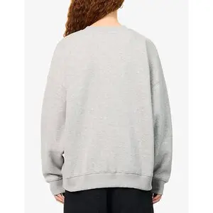 ANINE BING Miles Relaxed-fit Cotton-blend Sweatshirt