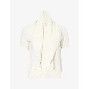 4TH & RECKLESS Malo Neck-tie Knitted Top - Cram