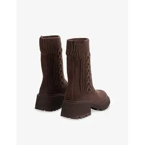 JIMMY CHOO Tamia Flat Chelsea Suede Boots