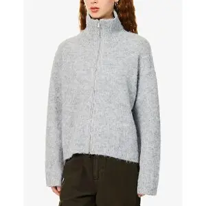 4TH & RECKLESS Clairee Zipped Knitted Cardigan