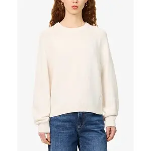 Paige Zaire Ribbed-trim Wool-blend Jumper