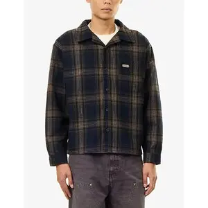 HONOR THE GIFT Plaid Wool-blend Flannel Overshirt