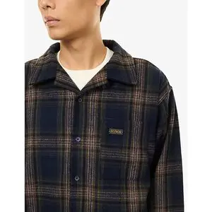 HONOR THE GIFT Plaid Wool-blend Flannel Overshirt