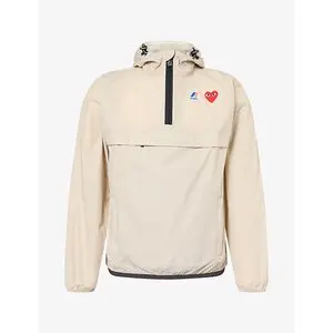 Play Comme Des Garcon Comme Des Garçons Play X K-way Shell Windbreaker Jacket - Beige