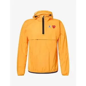 Play Comme Des Garcon Comme Des Garçons Play X K-way Shell Windbreaker Jacket - Orange