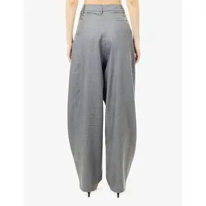 DARKPARK Phebe Wide-leg Cotton Trousers