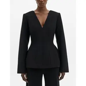 MALINA Ninni Sculpted Woven Top