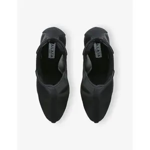 AZZEDINE ALAIA Semi-sheer Mesh Heeled Ankle Boots
