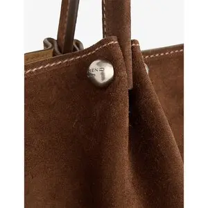 Max Mara Pasticcino Suede Tote Bag