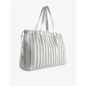 SISTERS & SEEKERS Sabrina City Pleated Woven Shoulder Bag